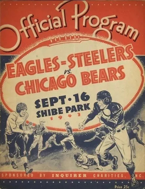 1943 Steagles Steelers Eagles Football Nfl Shibe Park 8x10 PHOTO PRINT ...