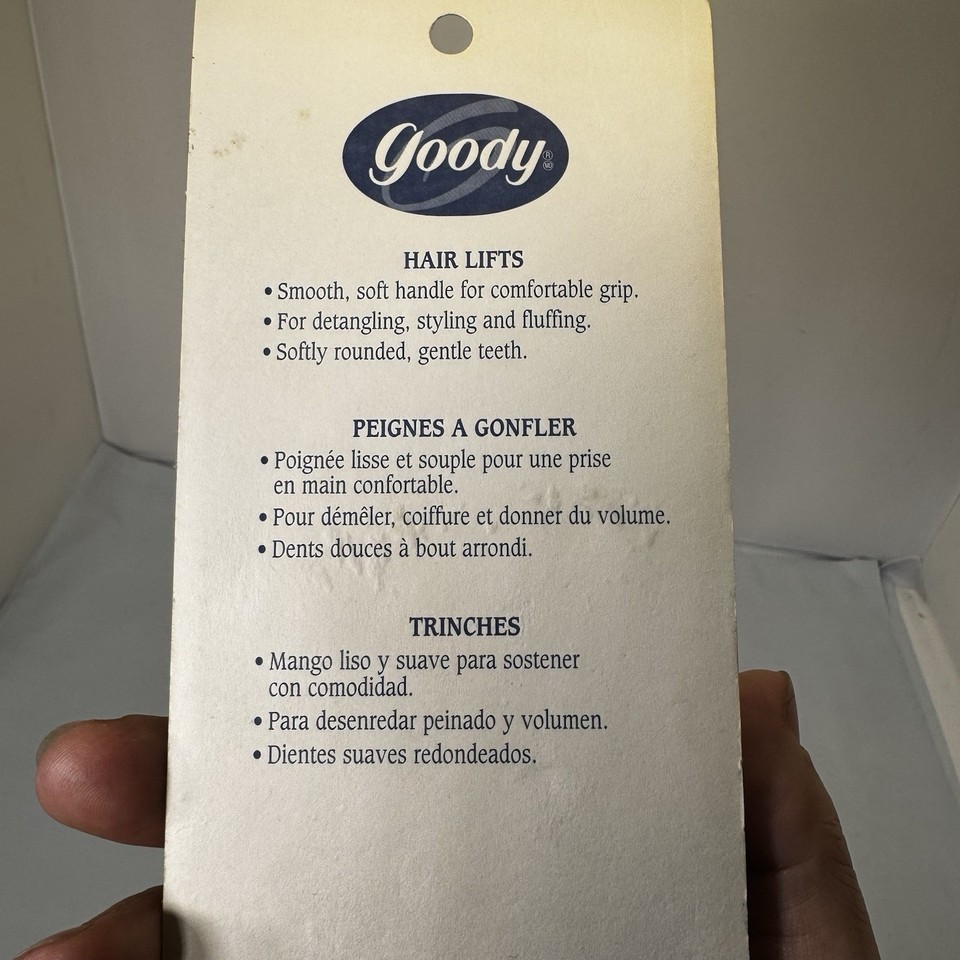 Goody 1999 Vintage 58106 LARGE & SMALL HANDLE HAIR LIFTS Picks New ...