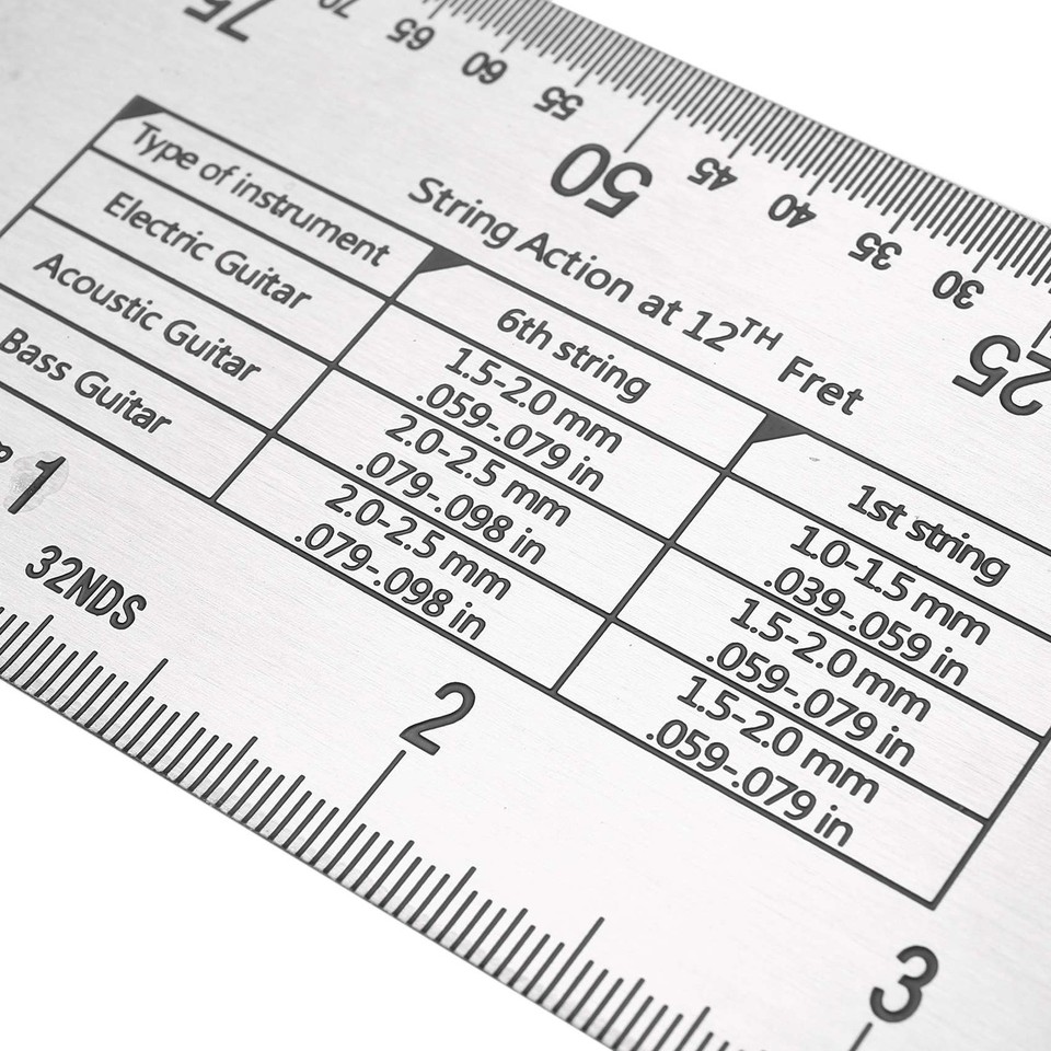 String Action Ruler Tool For Guitar Guitar Set Tool For7714 | eBay ...