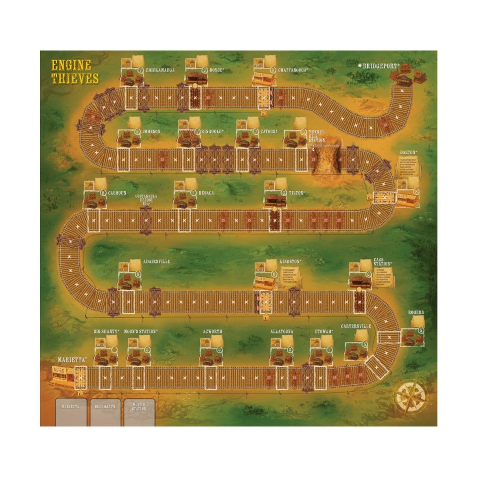 Compass Board Game Engine Thieves Box SW (New) 198715903539| eBay