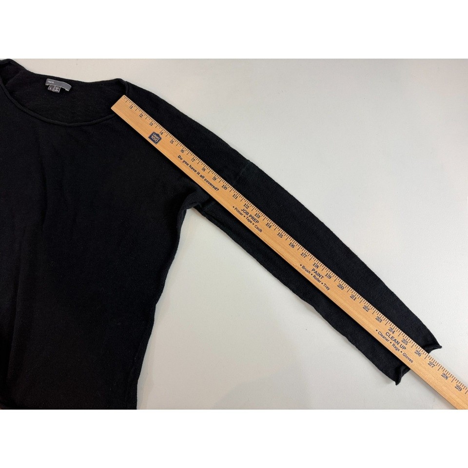 Vince Women's Black Drop Sleeve Lightweight Sweater Size L Large | eBay