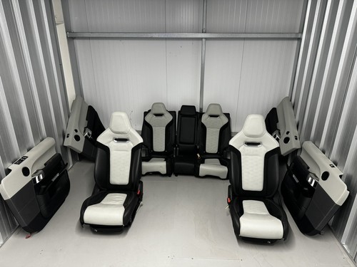 2022 L494 RANGE ROVER SPORT SVR BLACK LEATHER INTERIOR SEATS FRONT REAR ...
