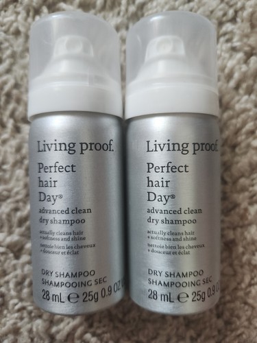 2x Living Proof Perfect Hair Day Advanced Clean Dry Shampoo - 0.09 Oz ...