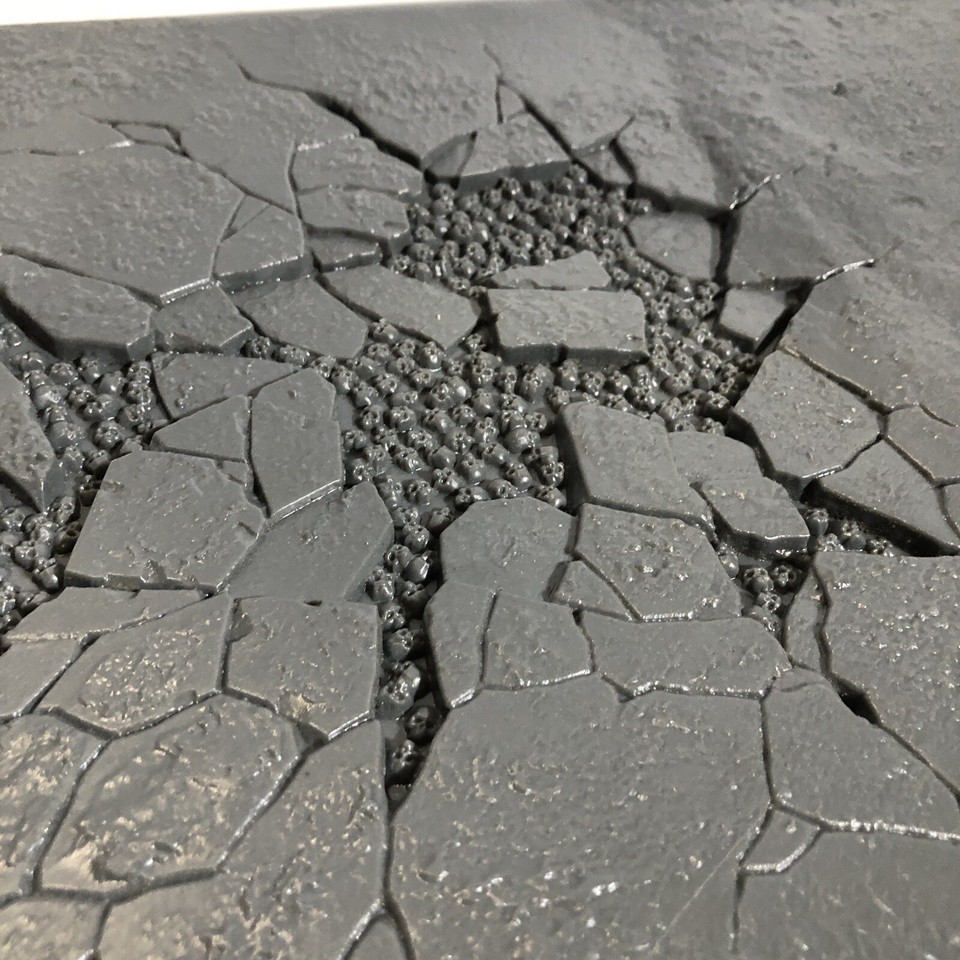 Warhammer 40k Forgeworld Realm of Battle Tile Hillside Skulls Terrain ...
