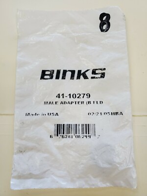 Binks Genuine Male Adapter (B Fluid Section) 41-10279 | eBay