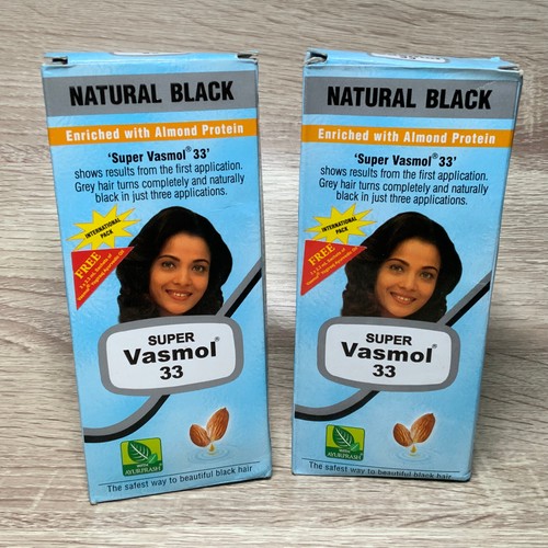 VASMOL Super 33 Coloration capillaire « natural Black » Lot 2 X 100ml ...