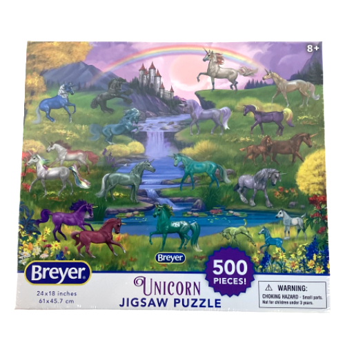 Breyer 500 Piece Unicorn Jigsaw Puzzle Factory Sealed | eBay