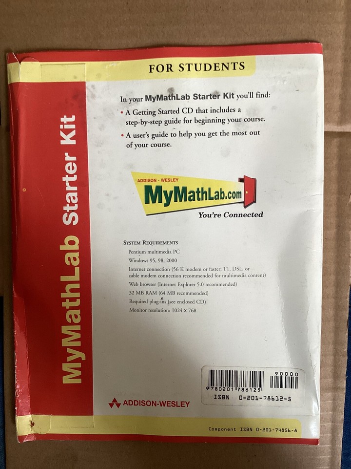 My math Lab Starter Kit, Addison Wesley | eBay