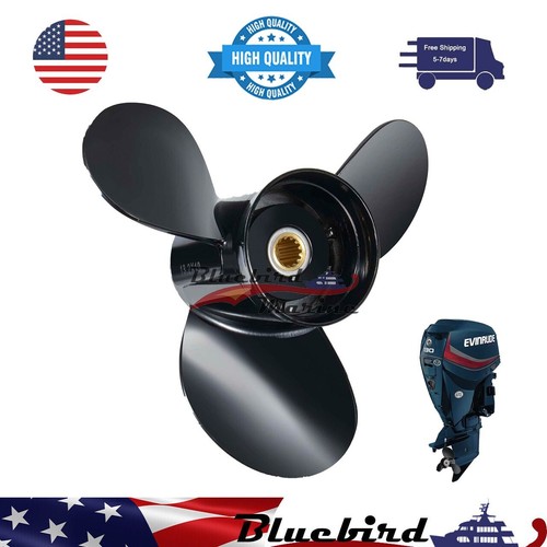 PROP 13.2 x 19 Boat Propeller 13 Spline 765184 Fit Evinrude 40-140 HP ...