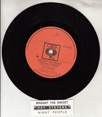 RAY STEVENS Bridget the Midget 7" 45 rpm vinyl record NEW + juke box title strip | eBay