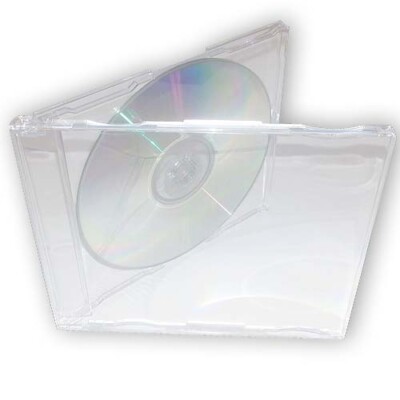 1 Single RIVER CD Single Slimline CD MAXI Case Clear Tray 6mm J CARD ...