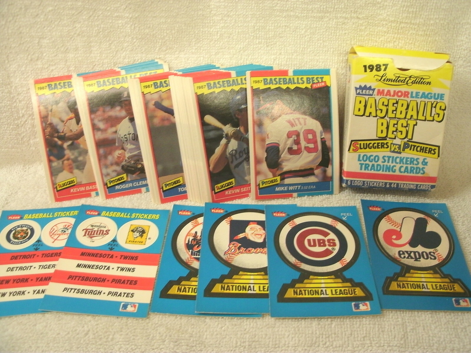 Fleer Stickers & Cards-1987 Ltd Ed-[50]--Baseball's Best--Sluggers ...
