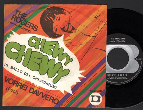 The Ohio Express italian cover The Rogers Chewey chewey (1969) 45 giri ...