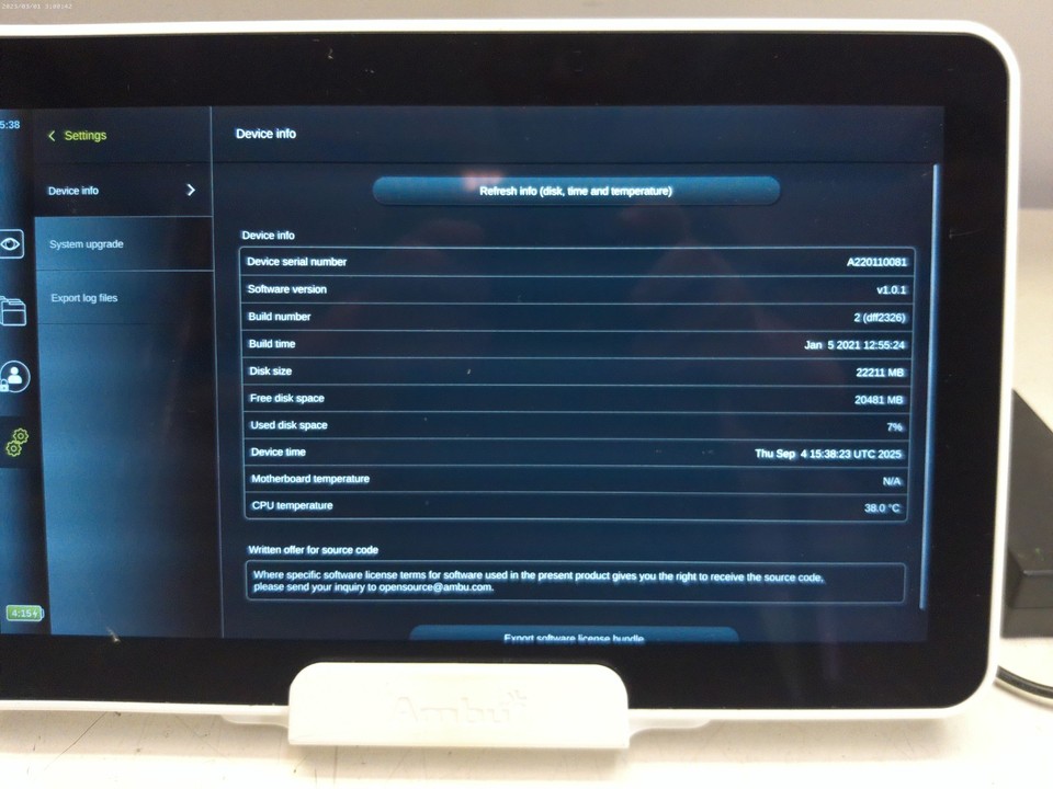 Ambu aView 2 Advance Monitor 405011000 Portable Full HD Display ...