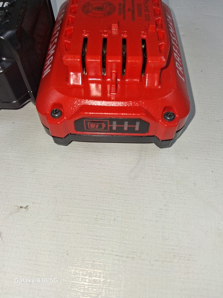 Craftsman 20V OEM Original 2.0AH Battery & Charger CMCB202 Lithium-Ion ...