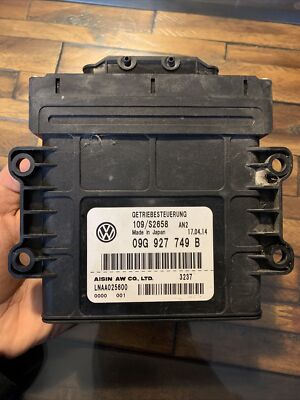 14-15 Volkswagen Passat 09G927749B Transmission Control Tcm TCU Ecm ...