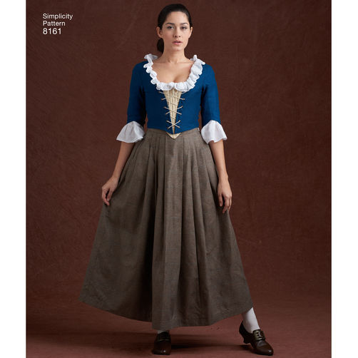 Simplicity Sewing Pattern 1008 R5 Misses' Costumes Dress Cape Bodice ...