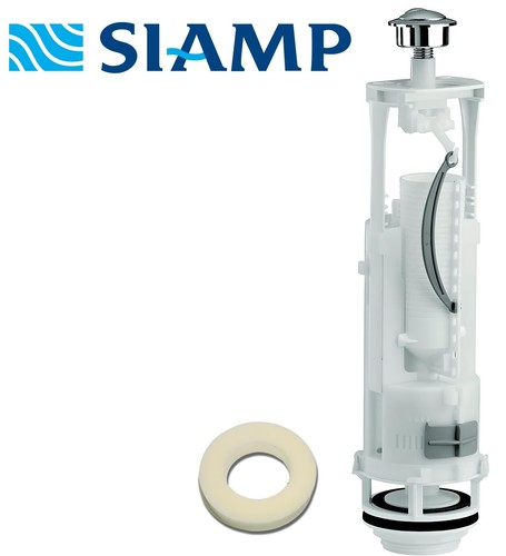 SIAMP Optima 49 Toilet Cistern Flush Syphon Replacement, Dual Flush ...