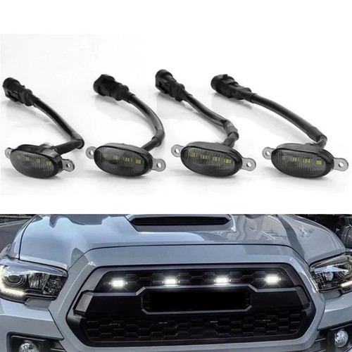 4pcs Front LED Grille/Raptor Lights Kit For Jeep Grand Cherokee 2003 ...