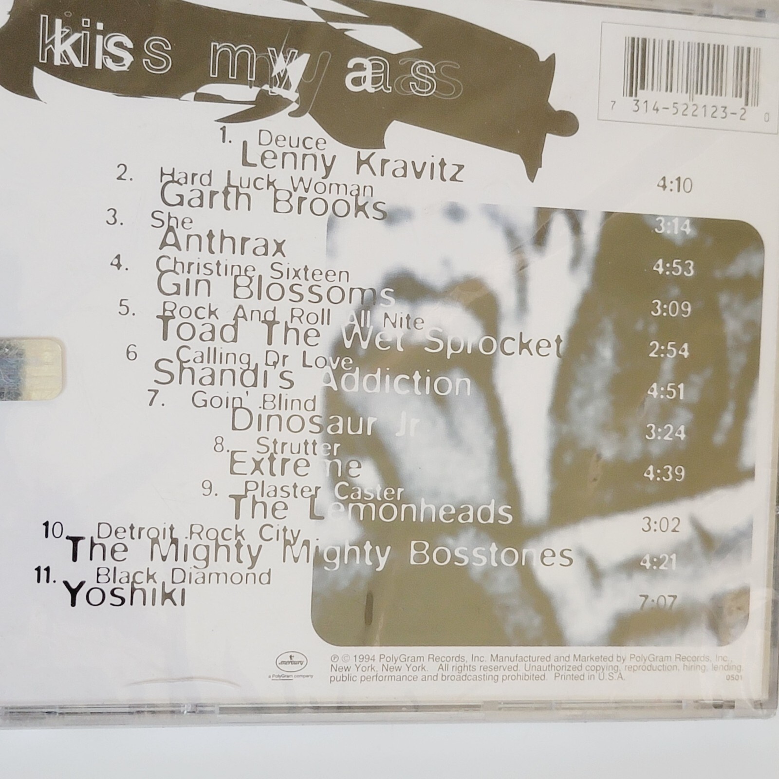 Kiss My Ass: Classic Kiss Regrooved by Various Artists (CD, Jun-1994 ...