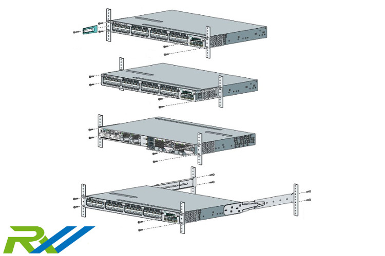 Cisco Compatible Four-Point Rack / Catalyst 3750-X and 3560-X / C3KX ...