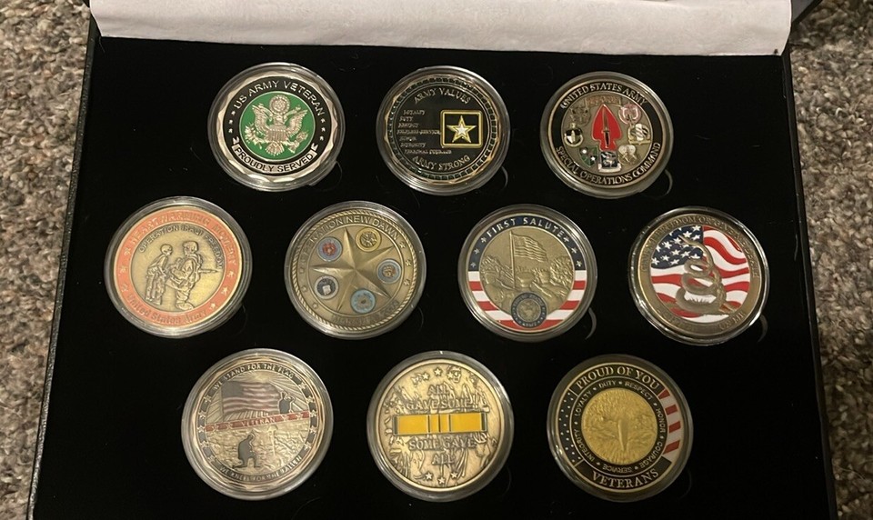 Army Challenge Coin Collector Set | eBay