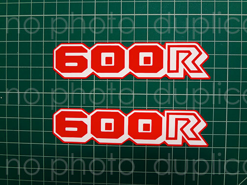 1984 Honda XL600R XL 600R 2pc Decal Kit Graphics Stickers Side Cover ...