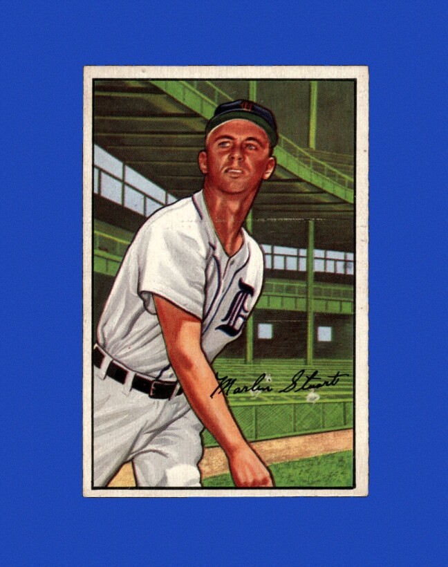 1952 Bowman Set-Break #147 Marlin Stuart EX-EXMINT *GMCARDS* | eBay