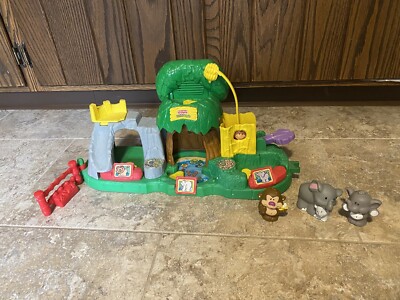 2001 Fisher Price Little People ANIMAL SOUNDS ZOO Playset #77949 | eBay