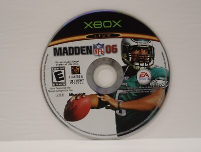 Madden NFL 06 (Microsoft Xbox, 2006) Disc Only 14633149395| eBay
