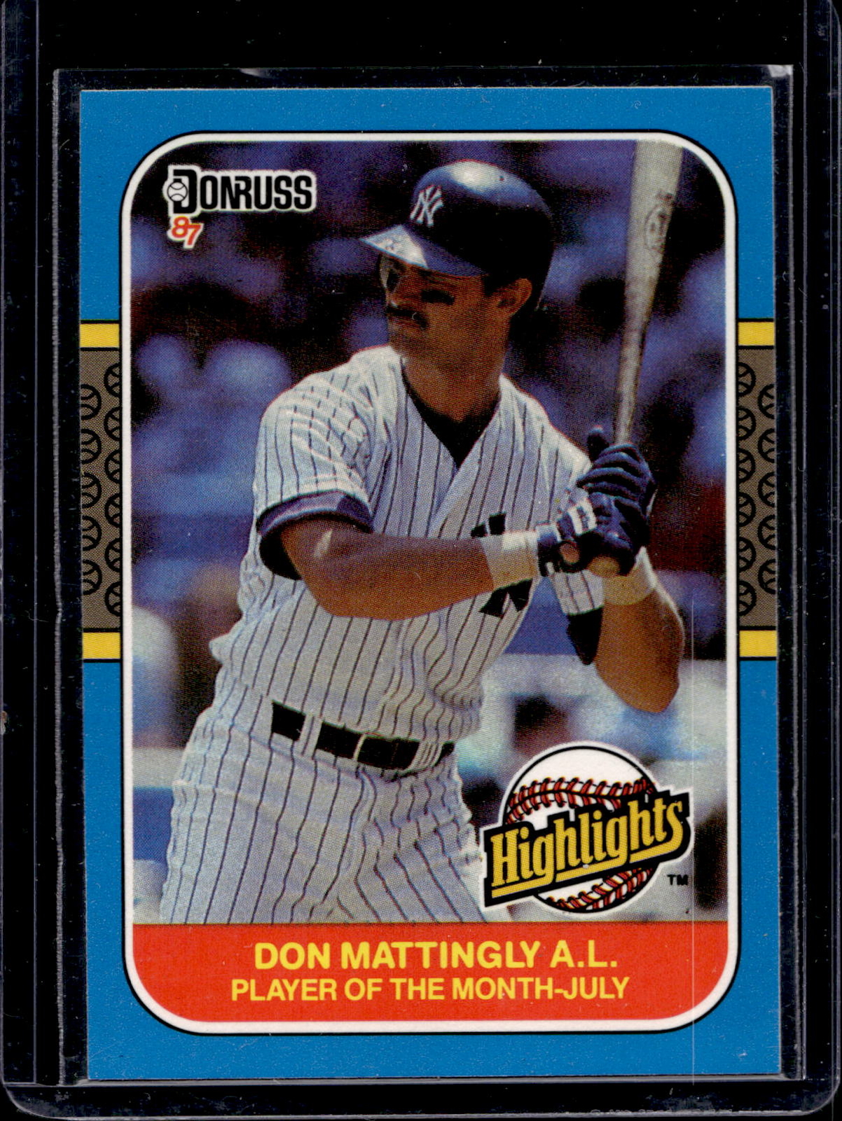 1987 Donruss Highlights Don Mattingly #23 - New York Yankees / Set ...