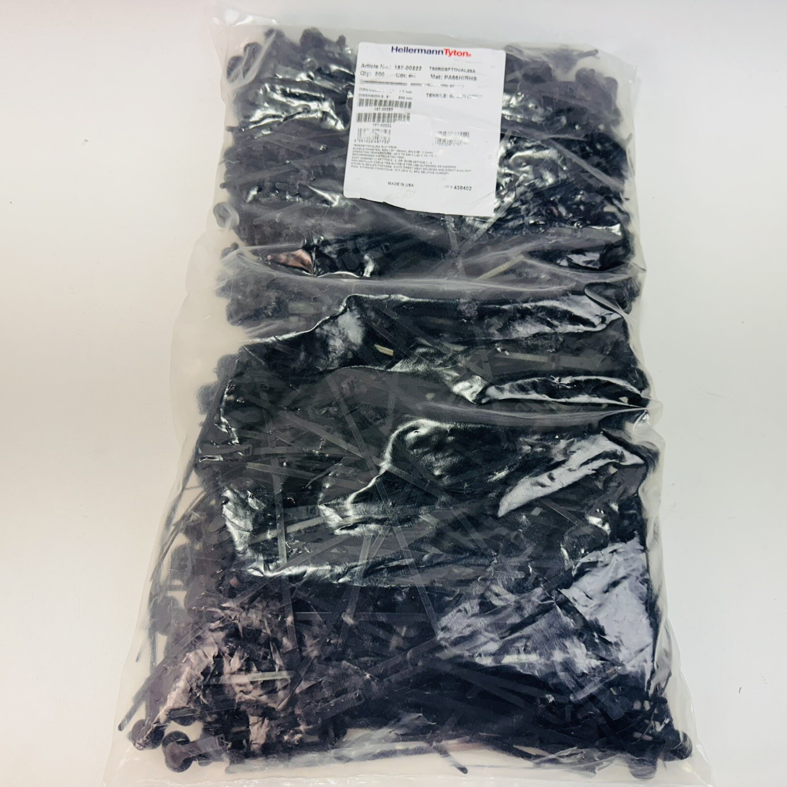 HellermannTyton 157-00222 Cable Tie Mounts 1-Piece 9" Cable Tie W/ Disc. QTY 500 | eBay