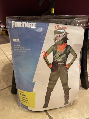 FORTNITE REX Costume REX Dinosaur Youth Size Med 8-10 | eBay