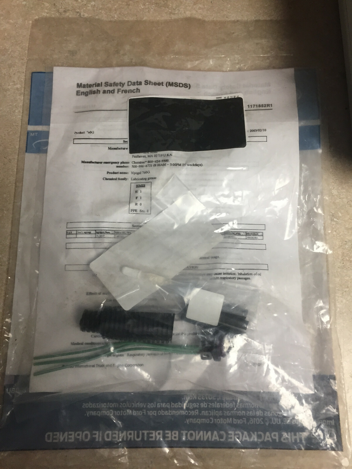 OEM 5C3Z-12224-A ICP Sensor Connector Kit For 6.0L Diesel in Sealed Bag ...