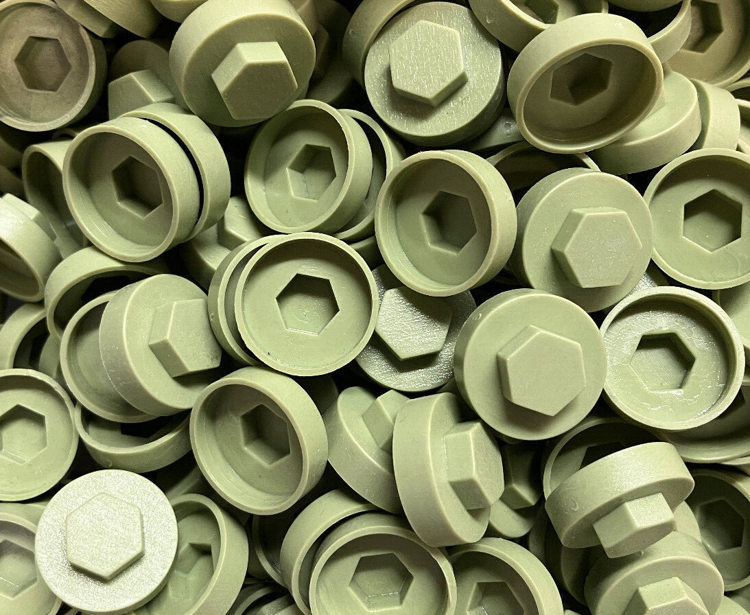 16mm Tek Screw Cover Caps 5/16 (8mm) Hex All Colours Multi Qty | eBay UK