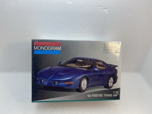 '93 Pontiac Trans Am Monogram 1:25 Model Kit 2965 Sealed Box | eBay