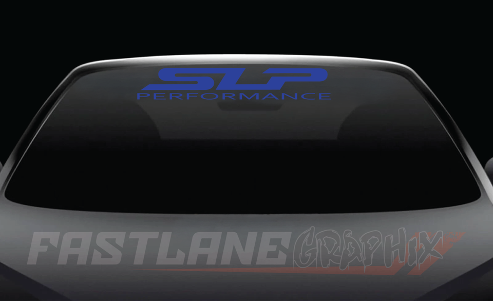 SLP Performance | Windshield Banner | Window Decal | Camaro Corvette ...