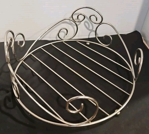 Metal Rack Plate Holder ( 11 in Diameter ) Silver | eBay