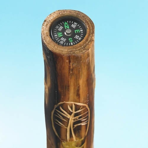 Walking Stick w/Compass & Pouch-Tree (48") 725734816450| eBay