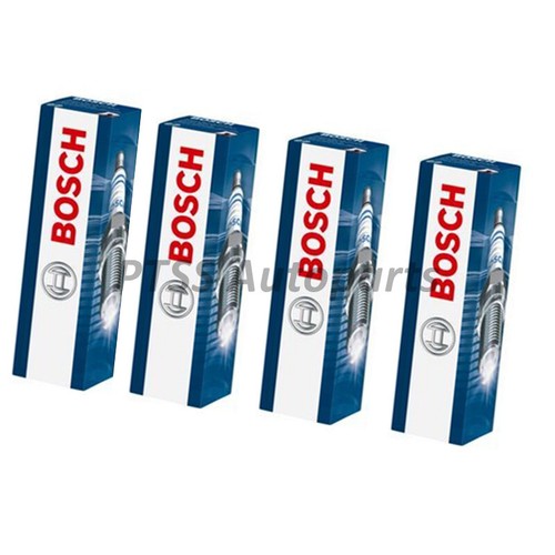 4 x OEM Bosch Spark Plug 101000063AA For Audi A4 A6 VW Golf Jetta ...