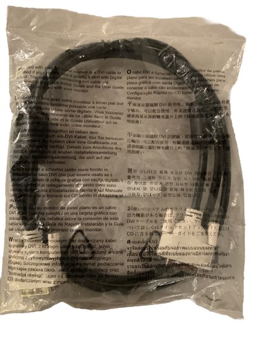 DVI Cable - DVI-D To DVI-D, AWM E101344 Style 20276 80°C 30V Space ...