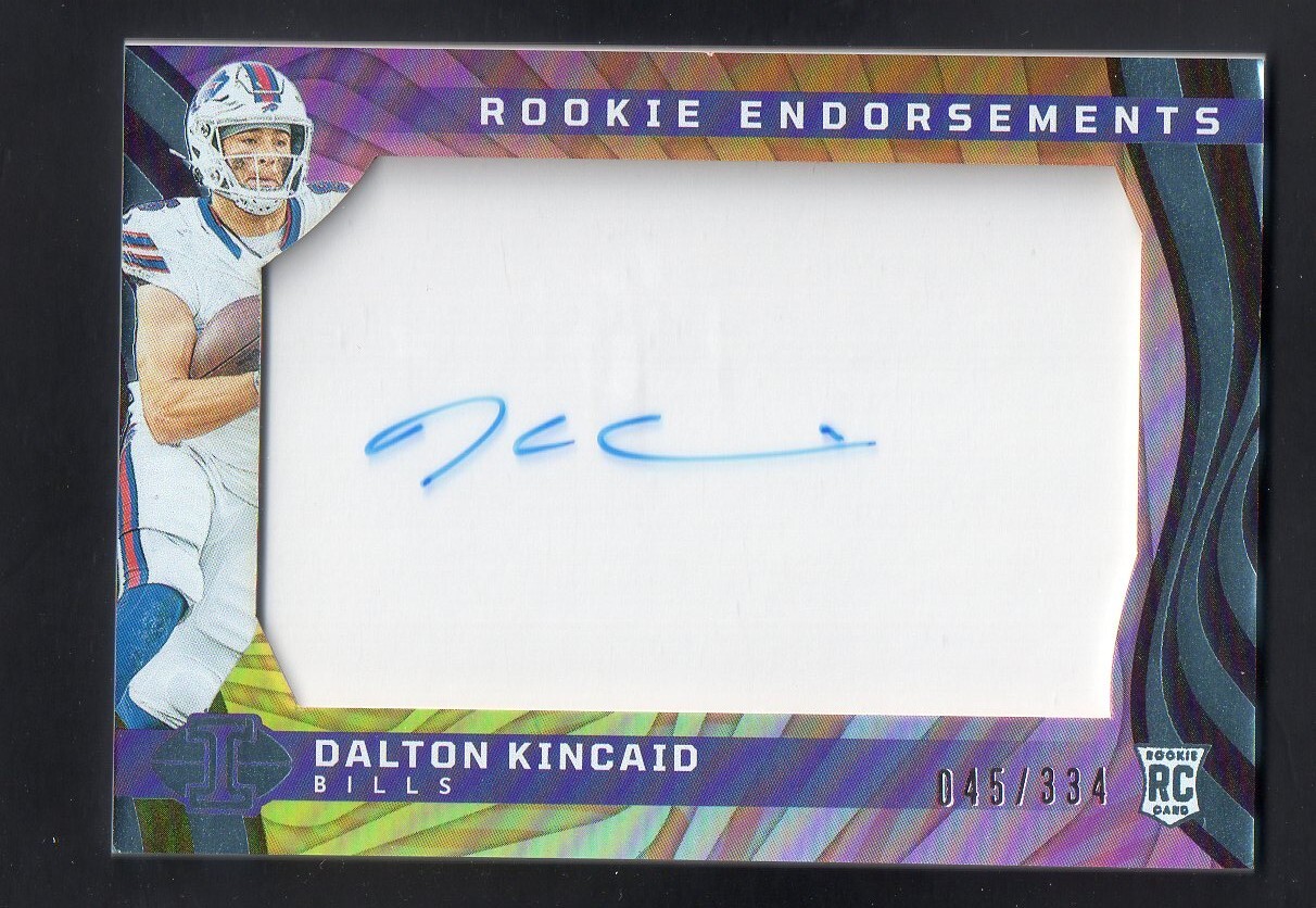 Dalton Kincaid ROOKIE AUTOGRAPH 2023 Panini Illusions #RE-DKD #d /334 ...