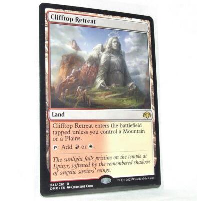 Clifftop Retreat Dominaria Remastered Rare MTG Card 241 | eBay