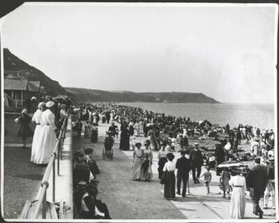 Crowds on the North Beach at Scarborough England circa 1913 OLD PHOTO ...