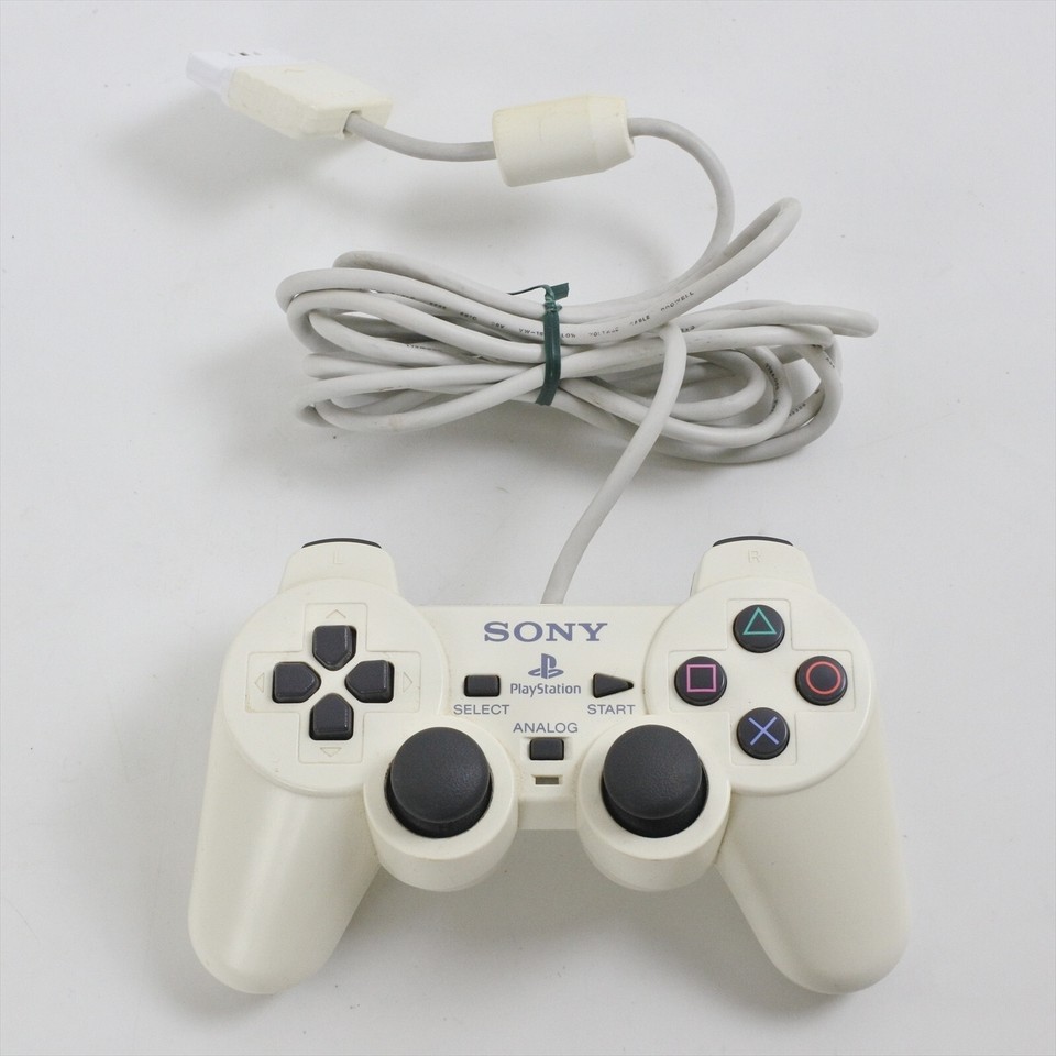 PS2 Ceramic White DUAL SHOCK 2 Analog Controller 10010 Playstation ...