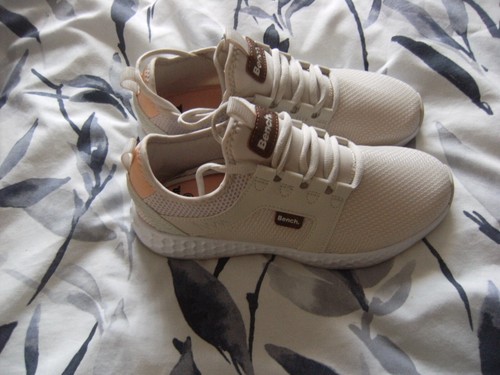 LADIES BENCH MEMORY FOAM BEIGE BRAND NEW TRAINERS IN BOX 5.5 UK 39 EU ...