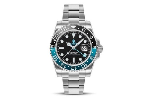 A BATHING APE Men's Wrist Watch Quartz BAPEX TYPE 2 Black Green Brand ...