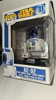 Funko POP! Star Wars: R2-D2 #31 Bobble Head Blue Box, 2013 830395032696 ...