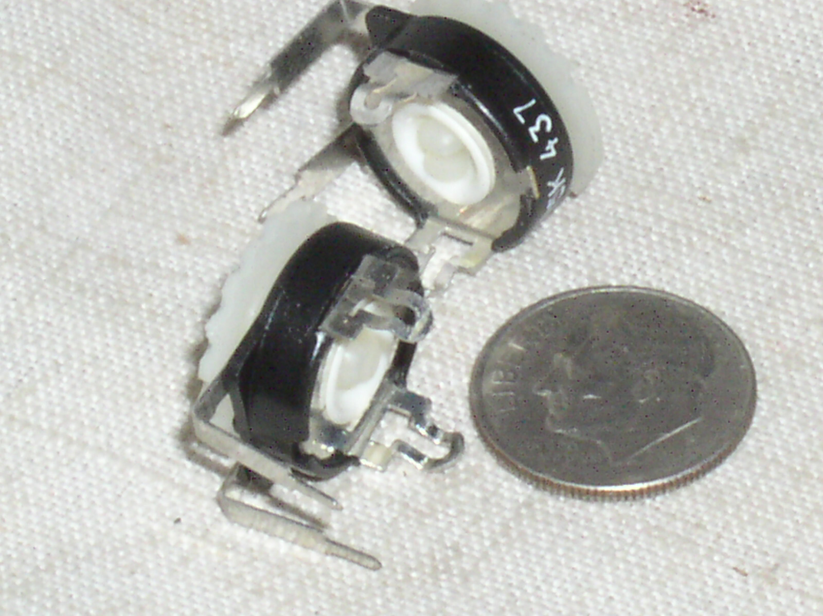 2 PIHER 25K LINEAR TAPER 1T 1 TURN CARBON PCB PWB TRIMMER POTENTIOMETER ...