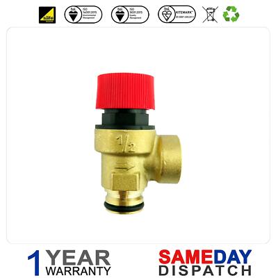 MAIN COMBI 25 ECO & 30 ECO BOILER PRESSURE RELIEF VALVE PRV 248056 ...